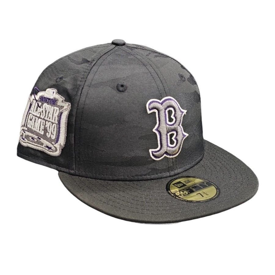 Boston Red Sox Black Camo HG6 Arrival Vincecaps 1999 ASG Patch Gray UV ...