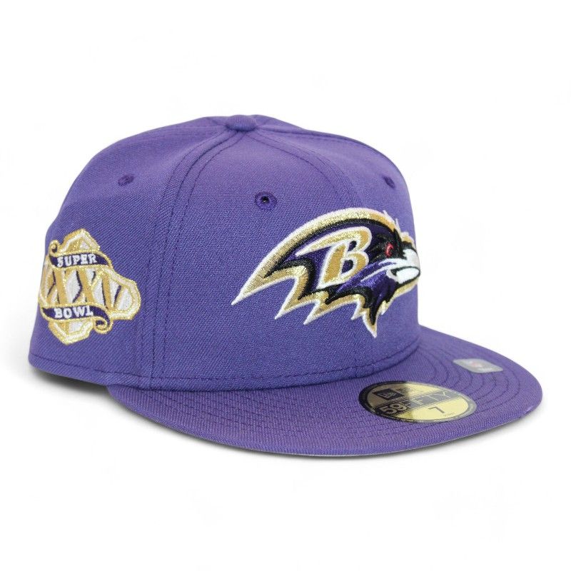 Baltimore Ravens Purple "DPM NFL Pack" Super Bowl XXXV Patch Gray UV ...