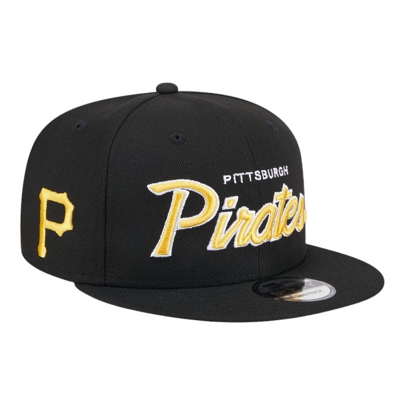 Pittsburgh Pirates Black Script Wordmark Logo Patch New Era 9FIFTY ...