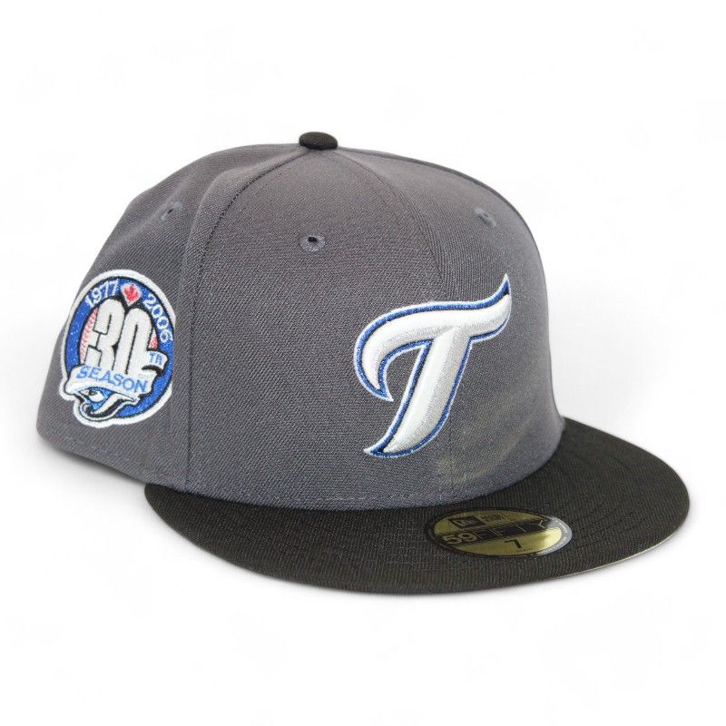 Toronto Blue Jays Graphite and Black "DPM FittedHat Pack" 30th ...