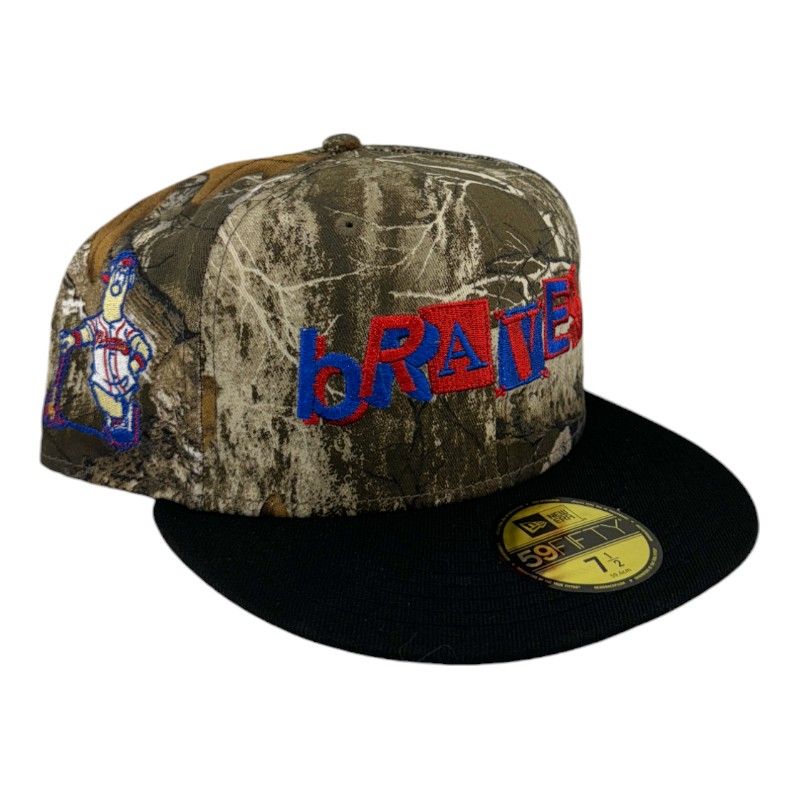 Atlanta Braves Realtree and Black Blooper Mascot Patch Grey UV New Era ...