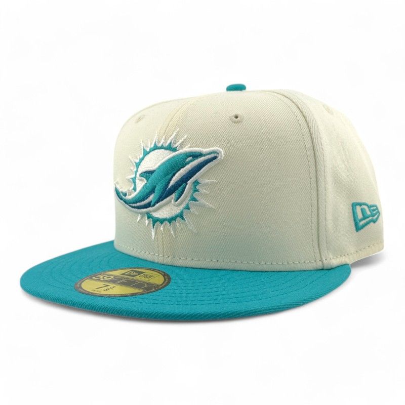 Miami Dolphins Cream Two Tone Pro Image Sports Exclusive Chrome ...