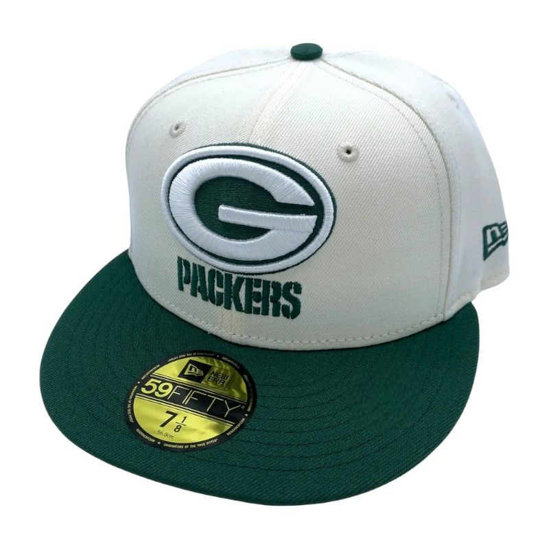 Green Bay Packers Cream Two Tone Pro Image Sports Exclusive Chrome ...