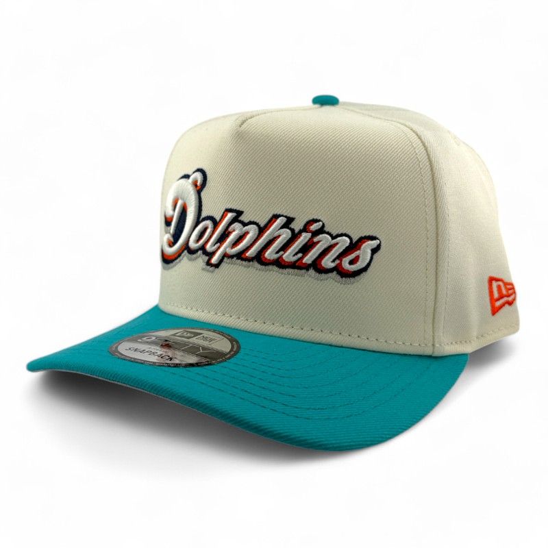 Miami Dolphins Cream Two Tone Pro Image Sports Exclusive Chrome ...