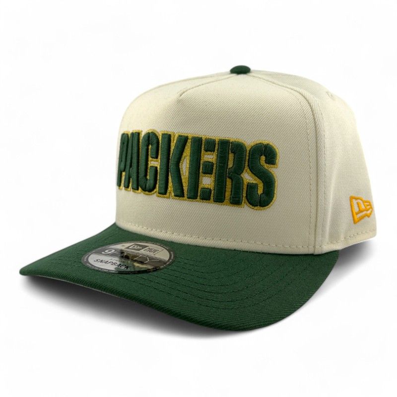 Green Bay Packers Cream Two Tone Pro Image Sports Exclusive Chrome ...