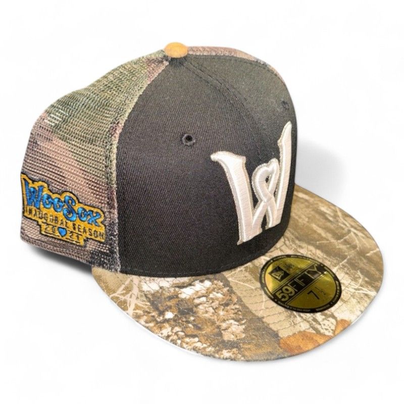 Worcester Red Sox Woodland Camo and Realtree Trucker Inaugural Season ...