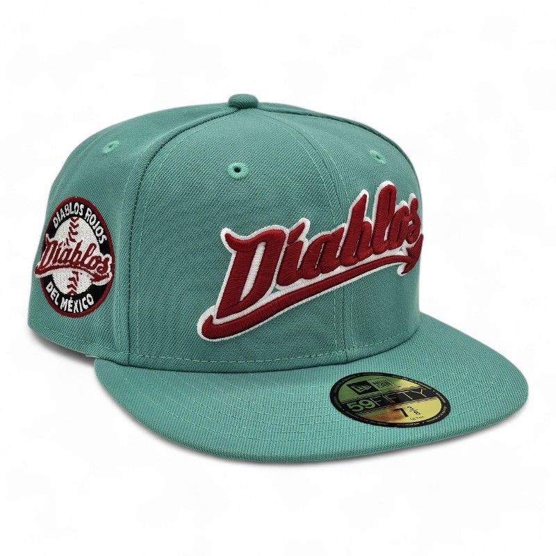 Diablos Rojos Clear Mint Leon in the Lab Team Logo Patch Gray UV ...