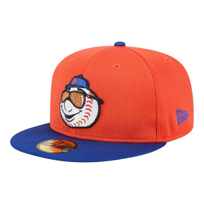 New York Mets Orange 2025 Spring Training New Era 59FIFTY Fitted Hat
