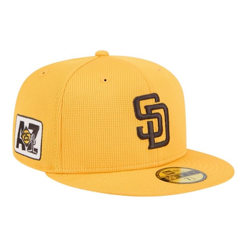 San Diego Padres Yellow 2025 Spring Training Patch New Era 59FIFTY ...