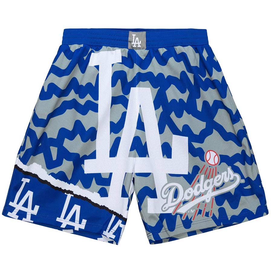 Los Angeles Dodgers Jumbotron 2.0 Sublimated Mitchell & Ness Shorts