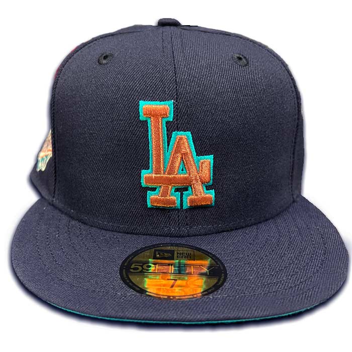 Los Angeles Dodgers Navy Copper 30th Season Patch Teal UV 59FIFTY ...