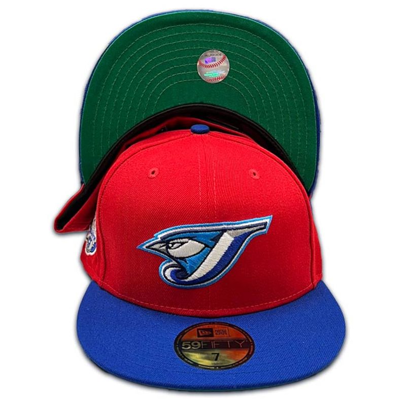 Toronto Blue Jays Red Royal Blue Two Tone 30th Season Patch Green UV ...