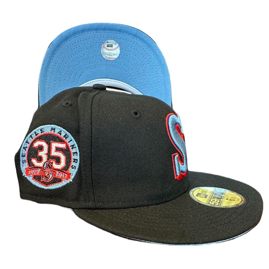 Seattle Mariners Vegas Pack 35th Year Patch Light Blue UV 59FIFTY ...