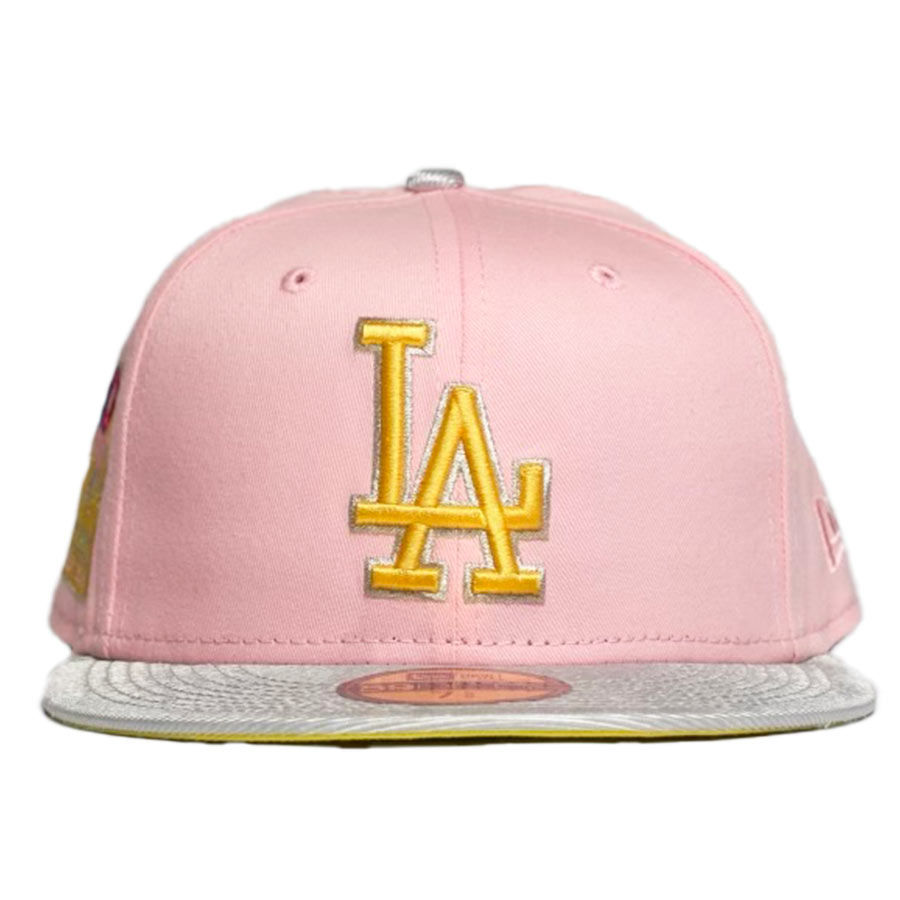 Los Angeles Dodgers Pink Two Tone 60th Anniversary Patch Yellow UV ...