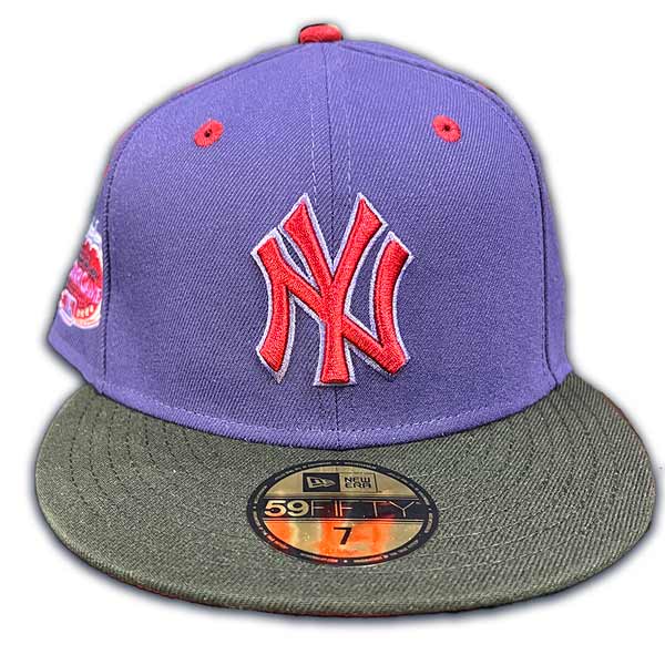New York Yankees Purple Black Two Tone 2008 ASG Patch Red UV 59FIFTY ...