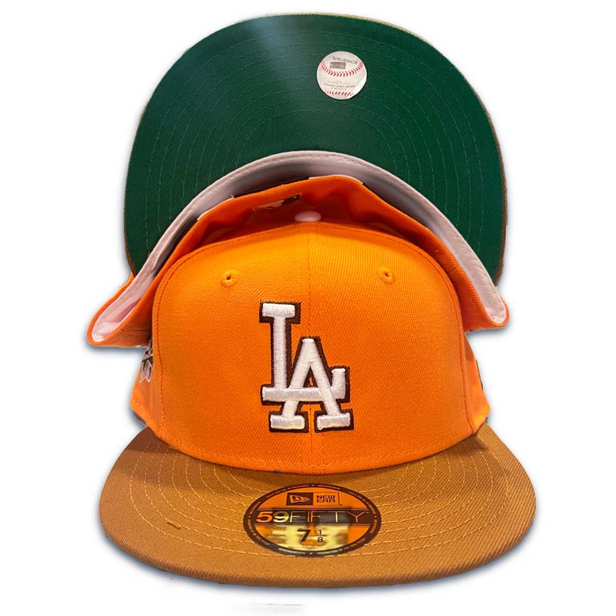 Los Angeles Dodgers Orange Pumpkin Pie 1988 WS Patch Green UV 59FIFTY ...