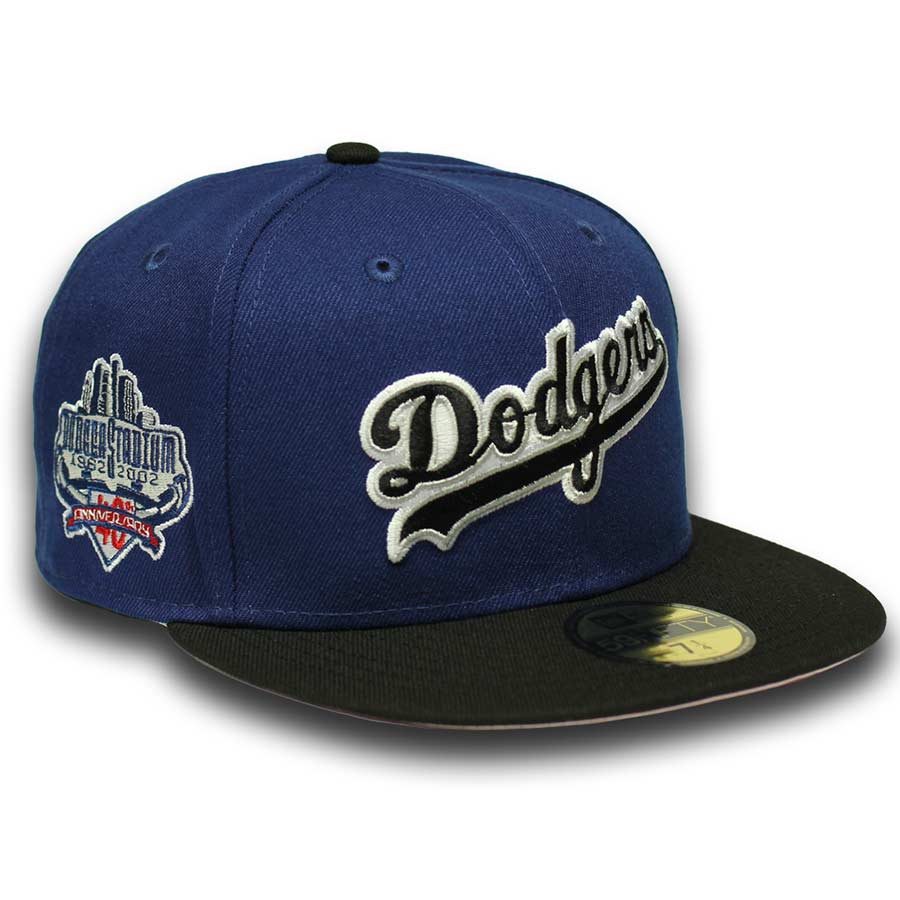 Los Angeles Dodgers Royal Black Two Tone Script 40th Anniversary Patch ...
