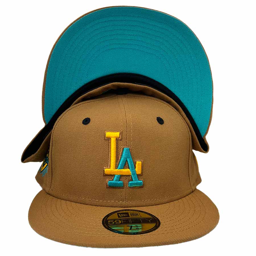 Los Angeles Dodgers Gingerbread Pack 50th Anniversary Patch Teal UV ...