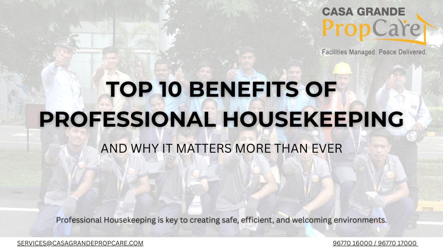 Top 10 Benefits of Professional Housekeeping - And Why It Matters More ...
