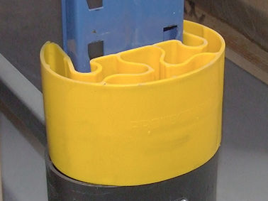 Stackable pallet rack guarding to protect your warehouse racking ...