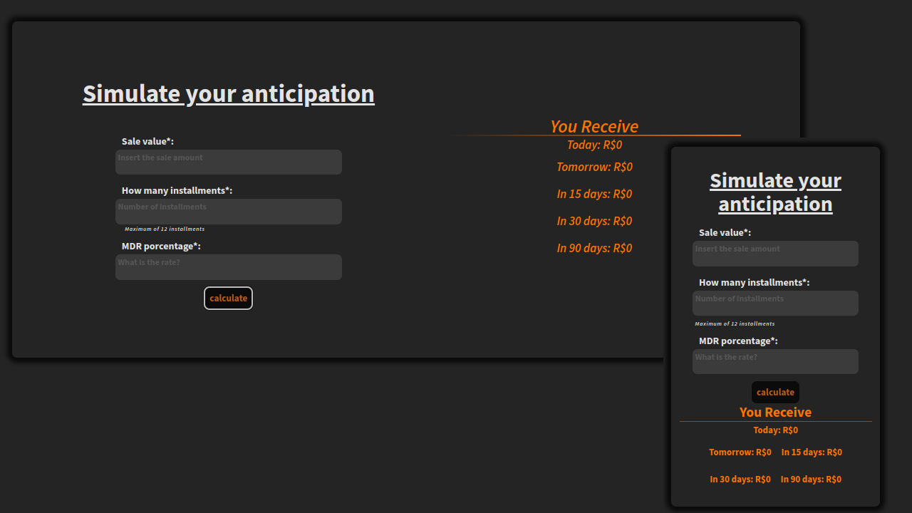 GitHub - psiqe/antecipacao_de_pagamento: You have a receivable amount, but you have a specific ...