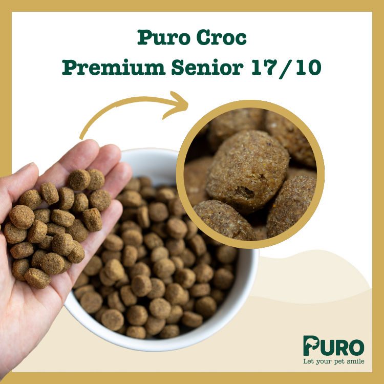 Puro Croc Premium Senior 17/10 (15 KG) - Puro