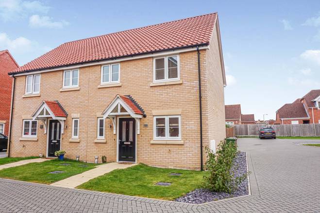 3 bedroom semi-detached house for sale in Morello Court, King's Lynn ...