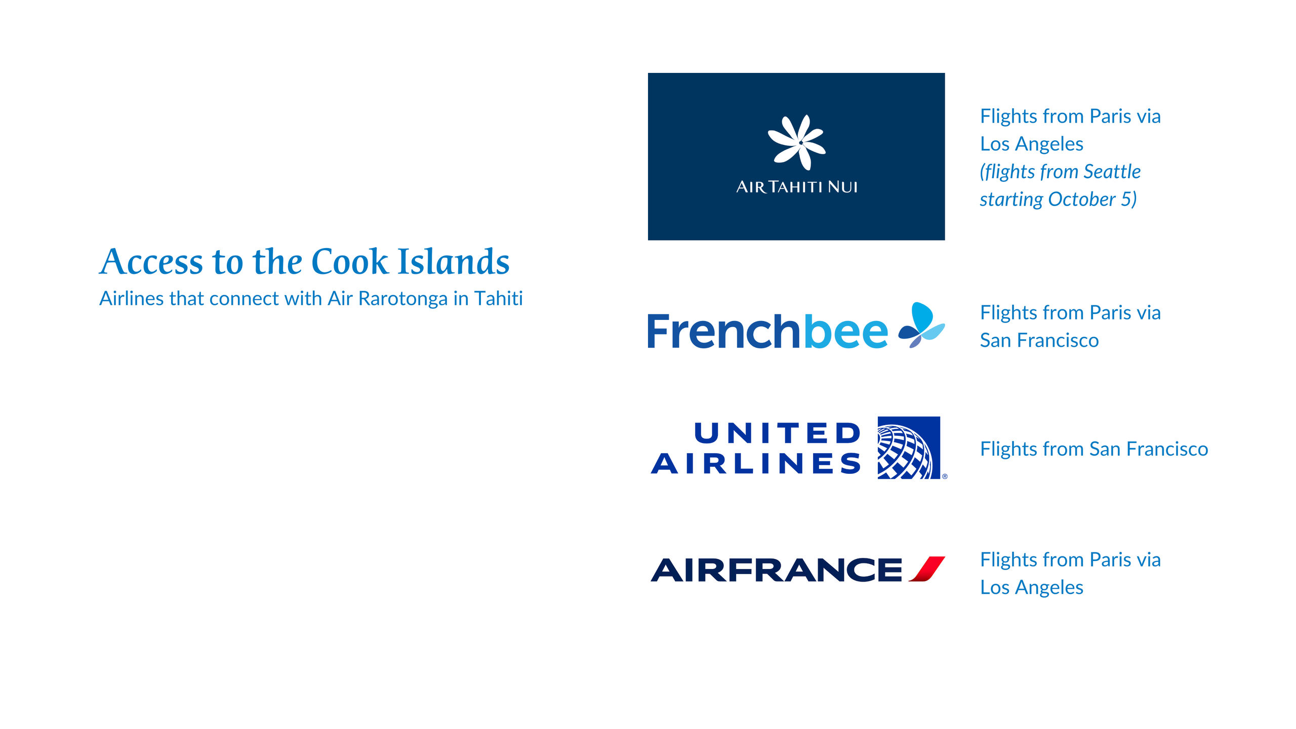 Voyage aux îles Cook via Tahiti - Air Rarotonga