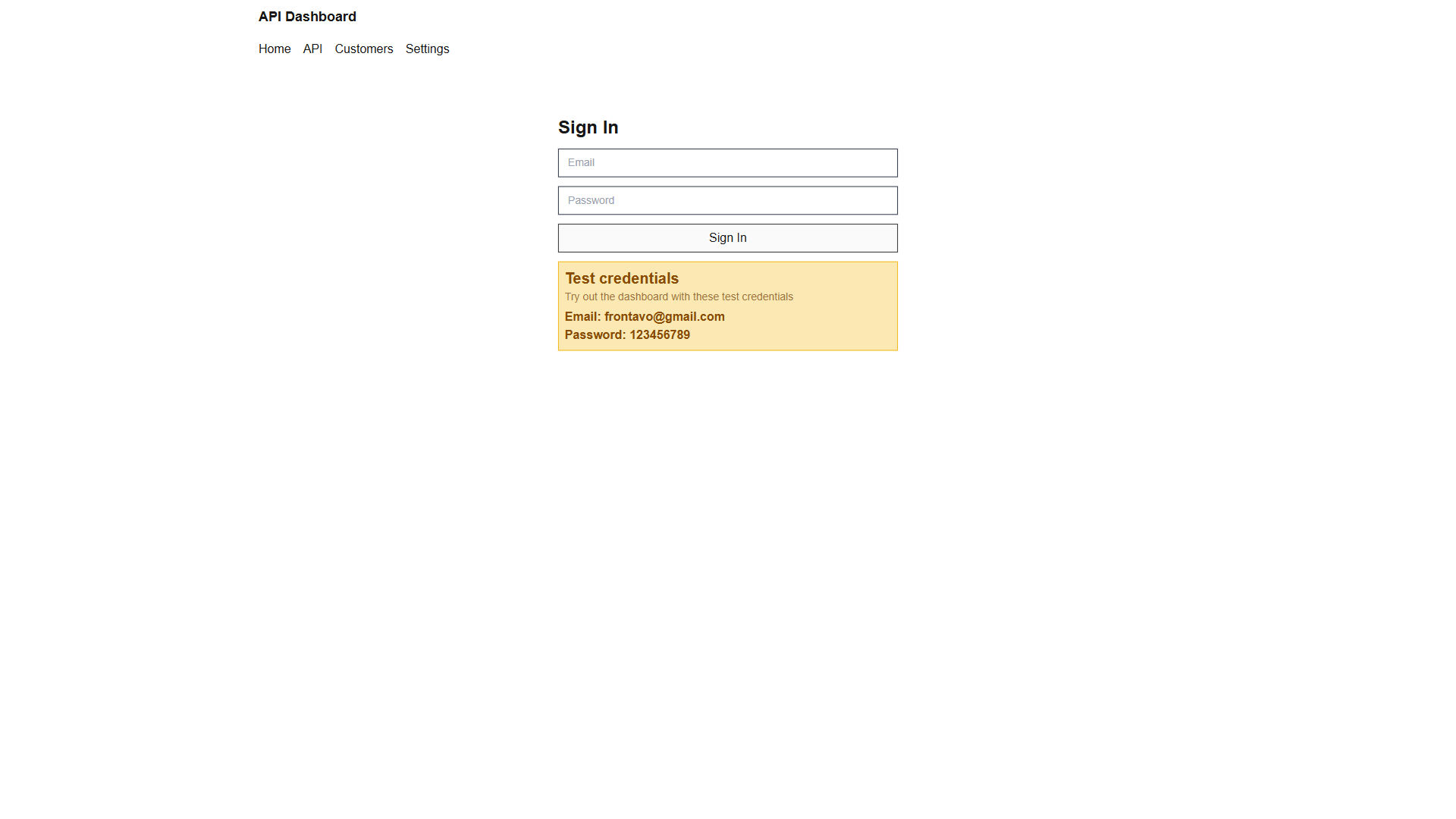 API Dashboard Template Using Next JS, TailwindCSS and Drizzle | Organic ...