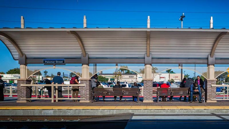 Photos: Trolley station canopy with dovetail roof deck