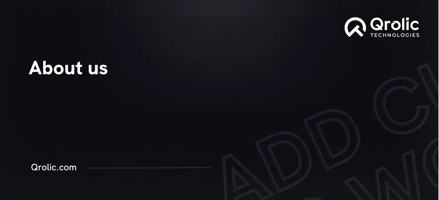 About us - Qrolic Technologies