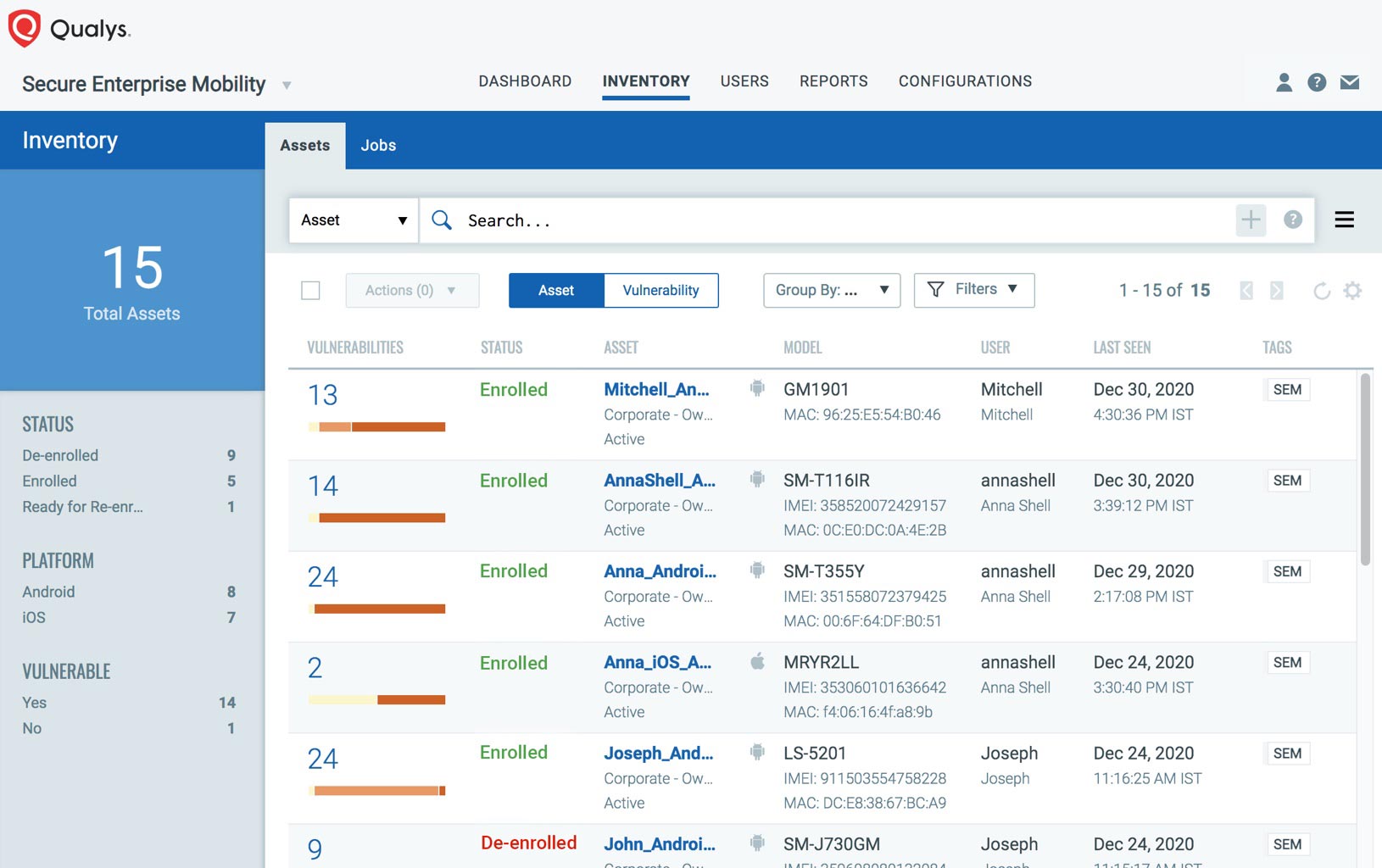 VMDR Mobile: Mobile Application Vulnerability Scanner| Qualys VMDR Mobile: Mobile Application Vulnerability Scanner| Qualys