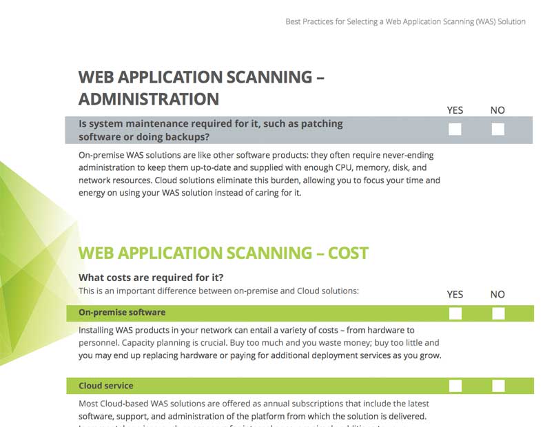 Best Practices For Web Application Scanning Qualys Whitepaper