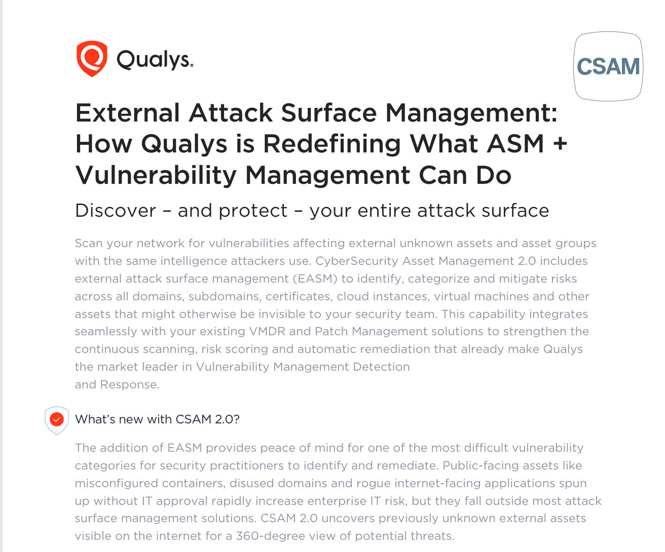 Qualys External Attack Surface Management | Qualys, Inc. Qualys External Attack Surface Management | Qualys, Inc.