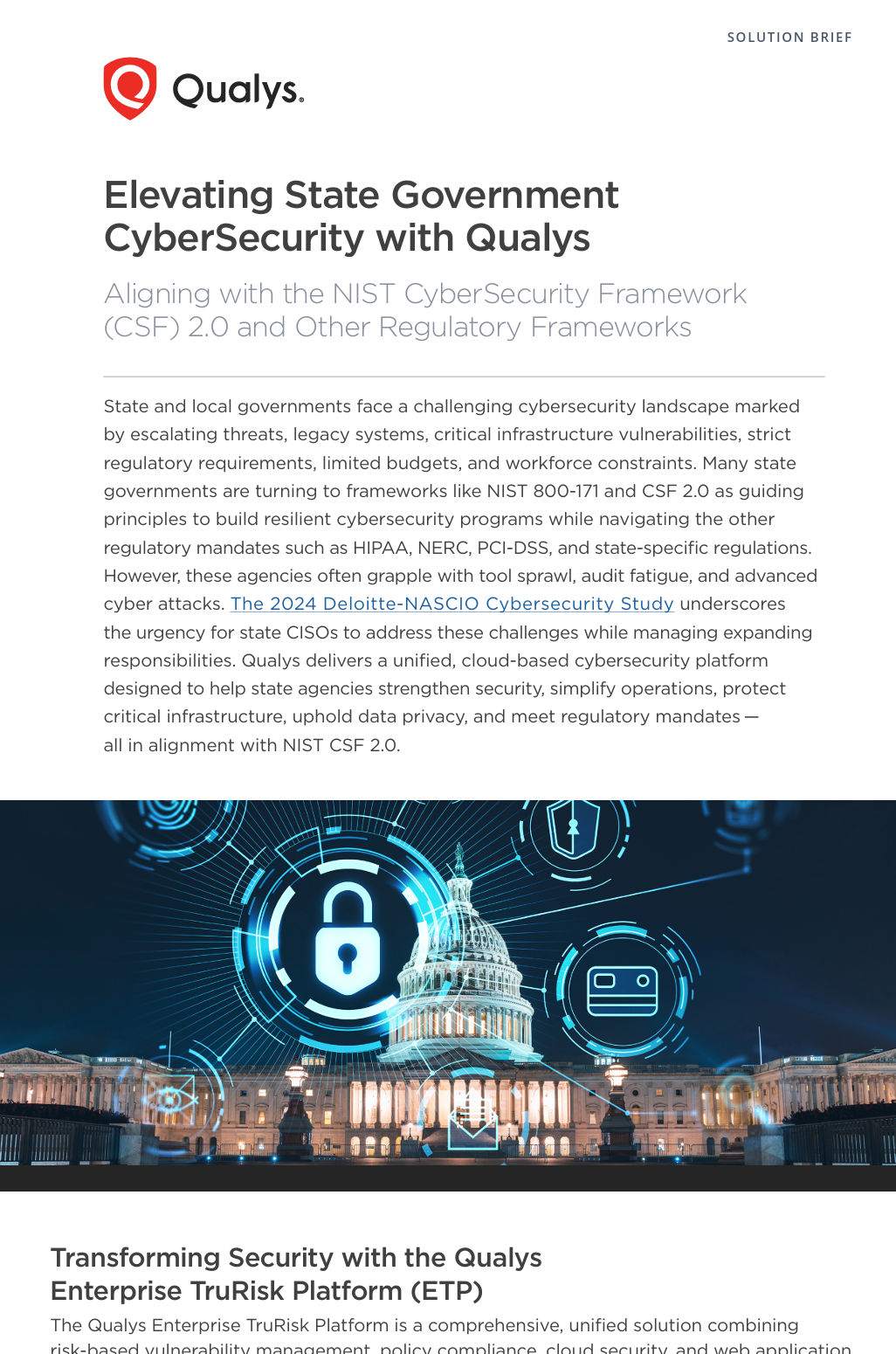Elevating State Government Cybersecurity with Qualys