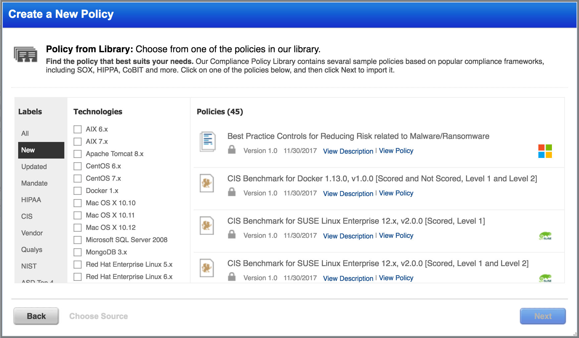 Policy Compliance Library Updates, January 2018 | Qualys Notifications