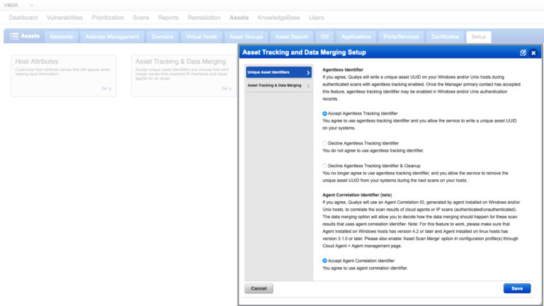 Unified Vulnerability View of Unauthenticated and Agent Scans | Qualys ...