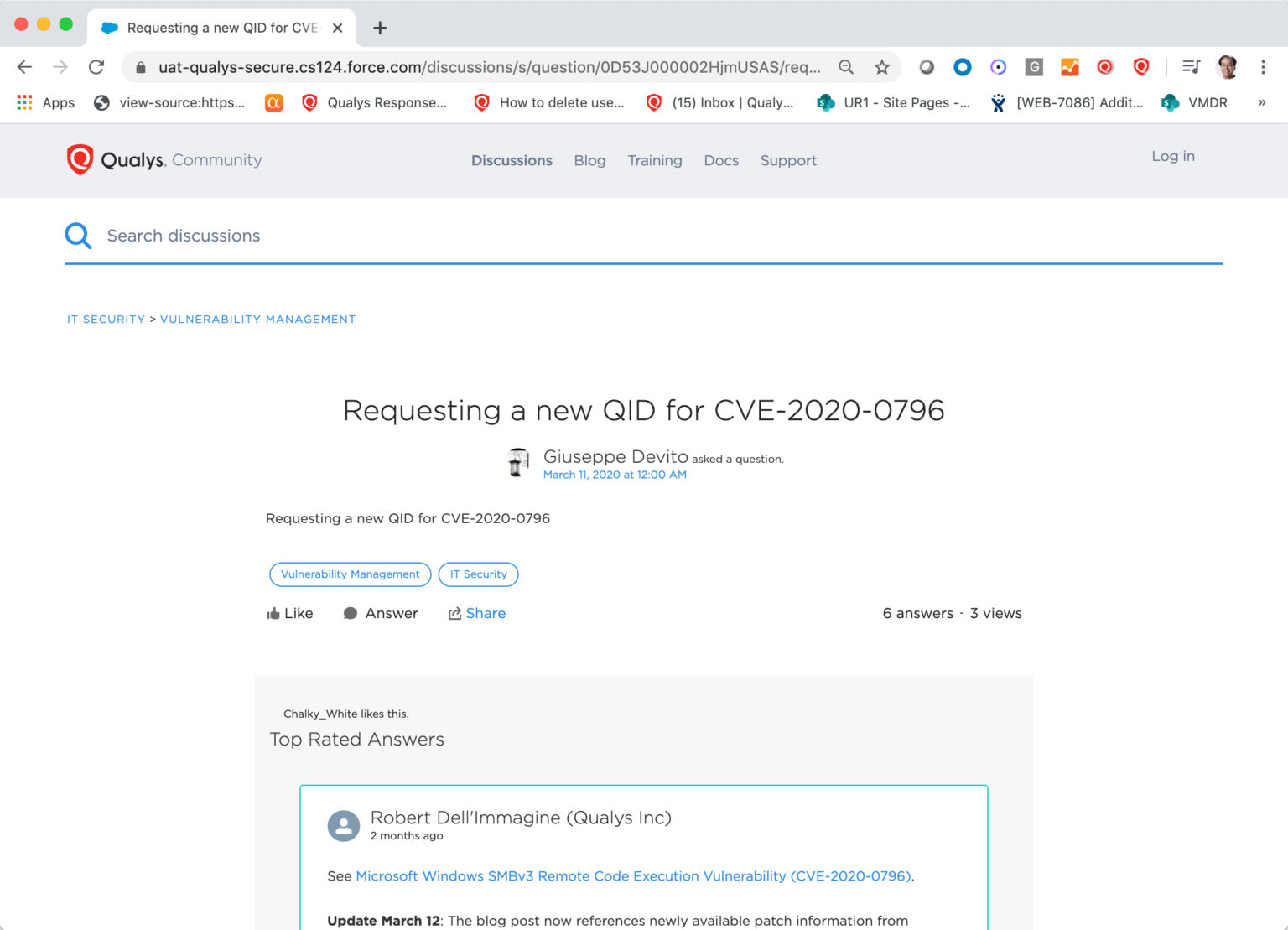 Qualys Community Migration to Salesforce Platform | Qualys Security Blog