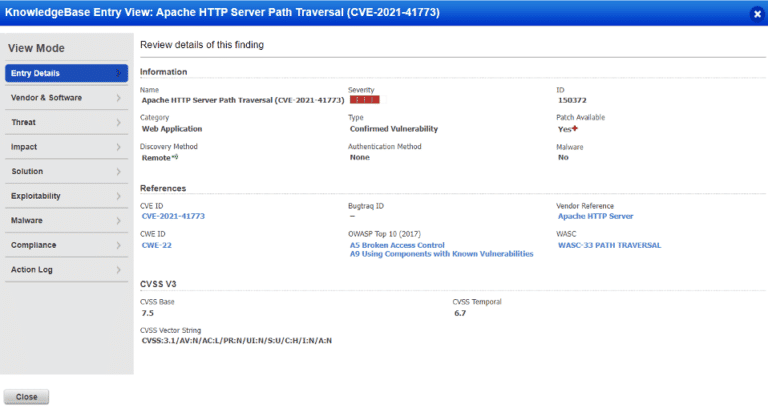 CVE-2021-41773: Path Traversal & RCE in Apache HTTP Server | Qualys