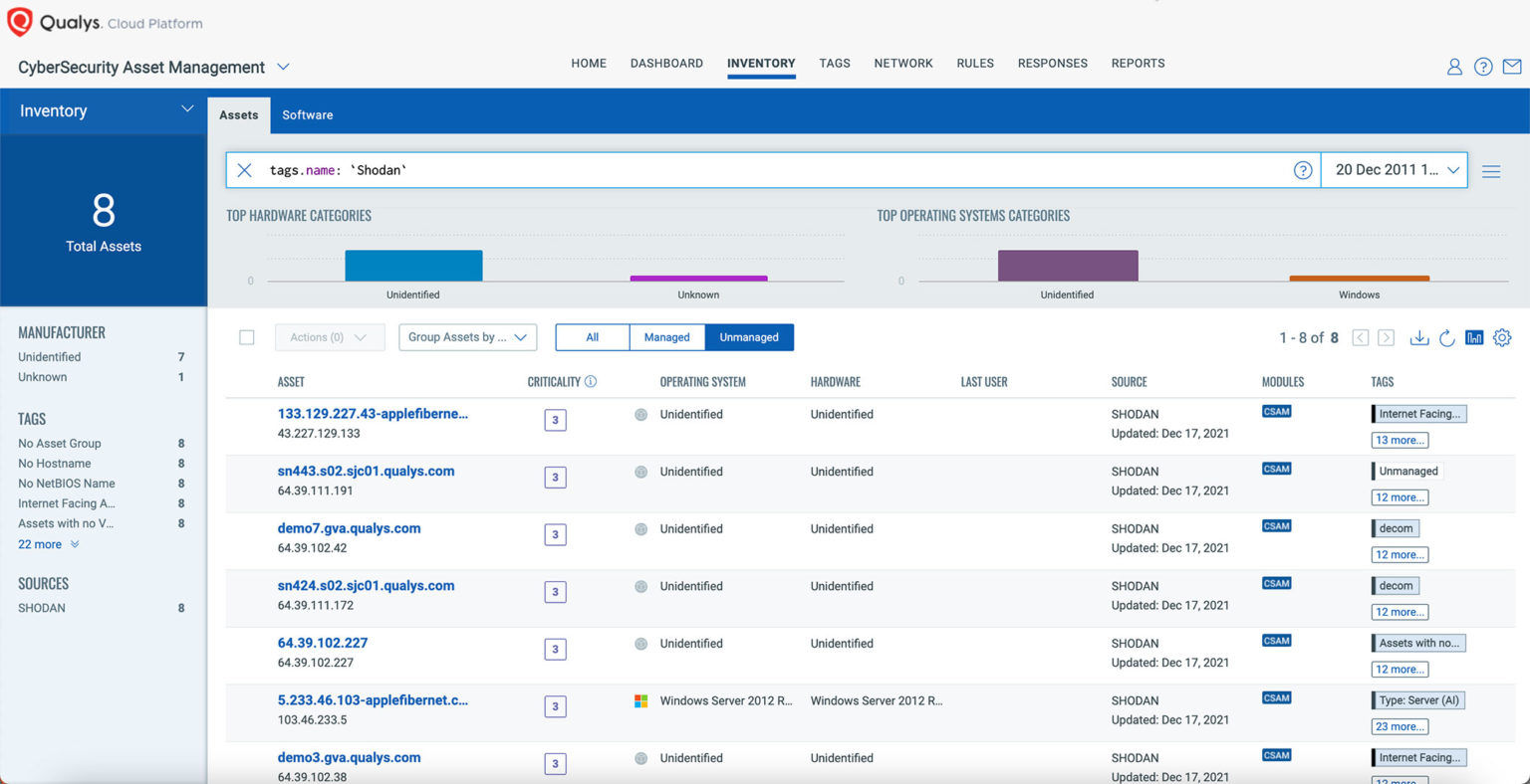 Qualys Integrates with Shodan to Help Map the External Attack Surface ...