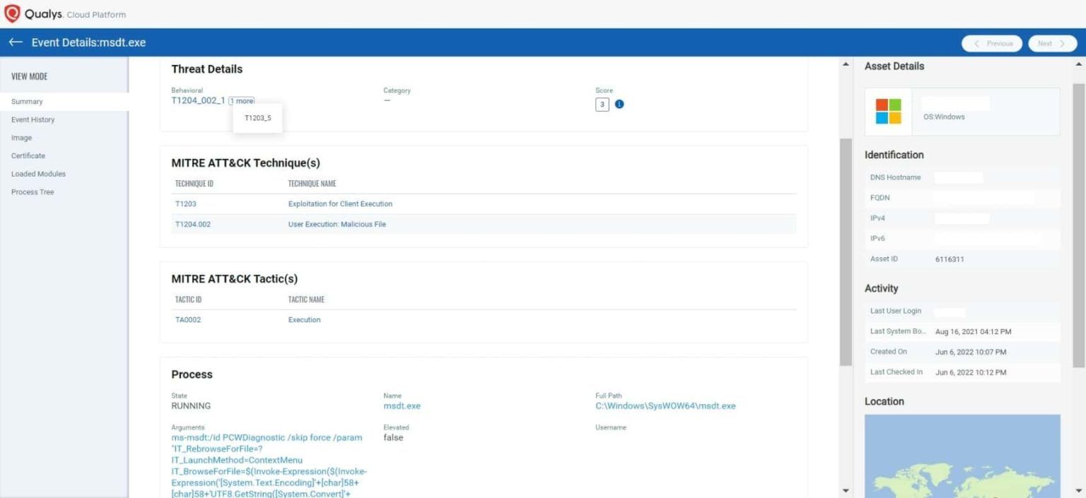 Detect the Follina MSDT Vulnerability (CVE-2022-30190) with Qualys ...