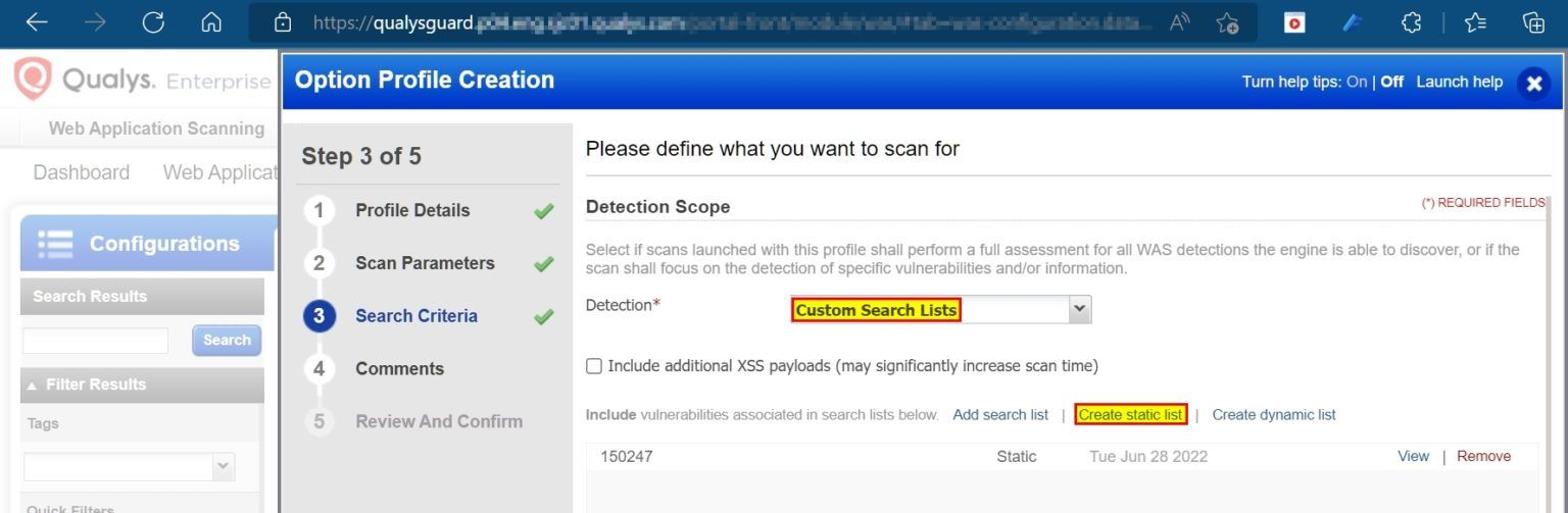 Fingerprinting Web Applications and APIs using Qualys Web Application ...