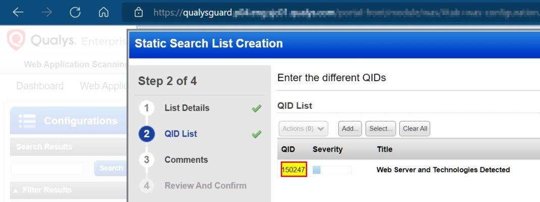 Fingerprinting Web Applications And Apis Using Qualys Web Application Scanning Qualys Security