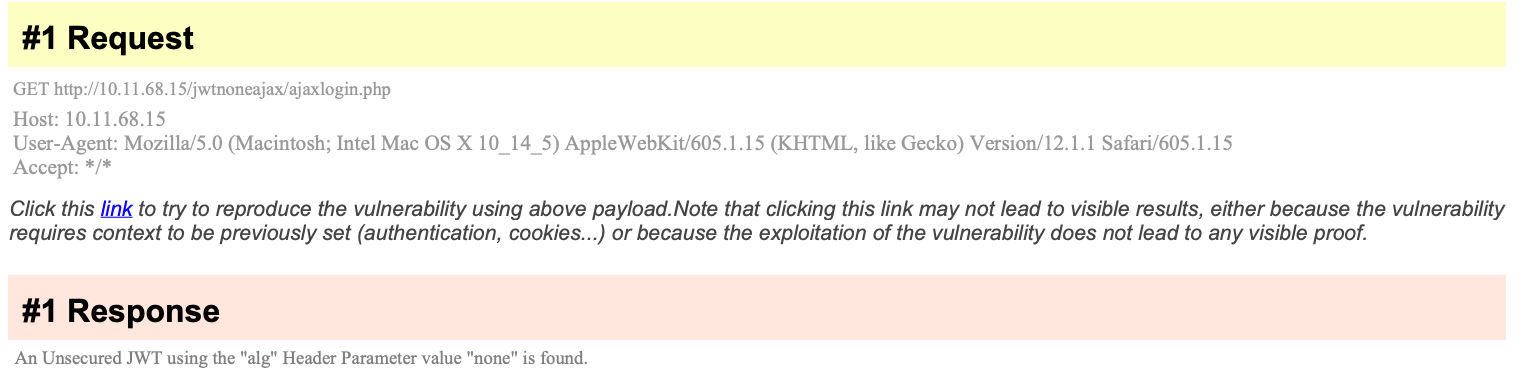 JSON Web Token (JWT) Weaknesses