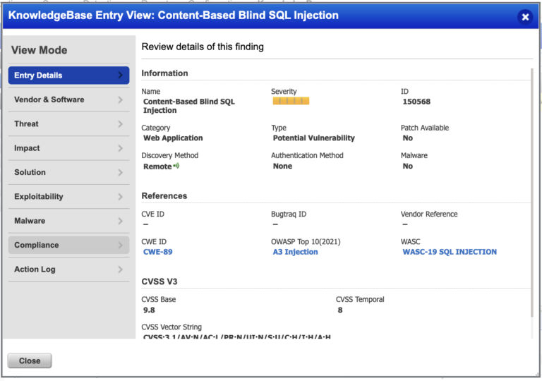 Blind SQL Injection: Content & Time-Based Attacks | Qualys