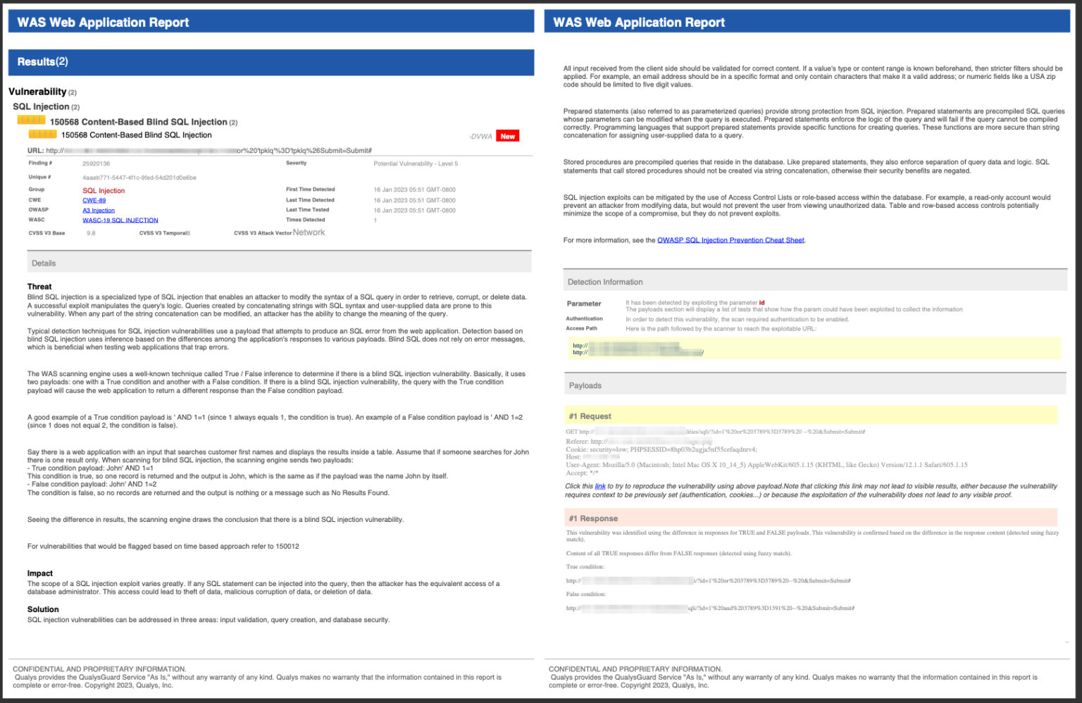 Blind Sql Injection Content And Time Based Attacks Qualys