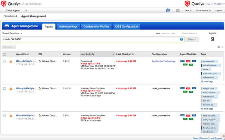 Qualys Security Solutions Now Support Alibaba Cloud | Qualys