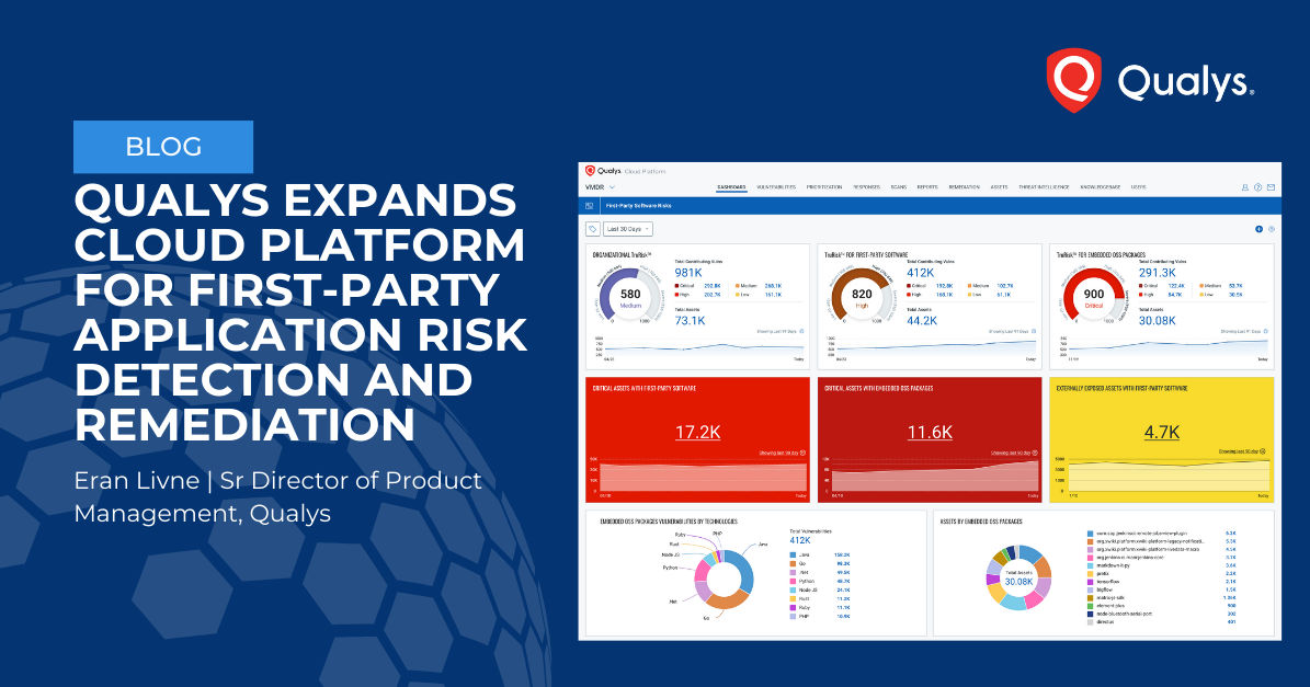 Qualys Expands Cloud Platform for First-Party Application Risk ...
