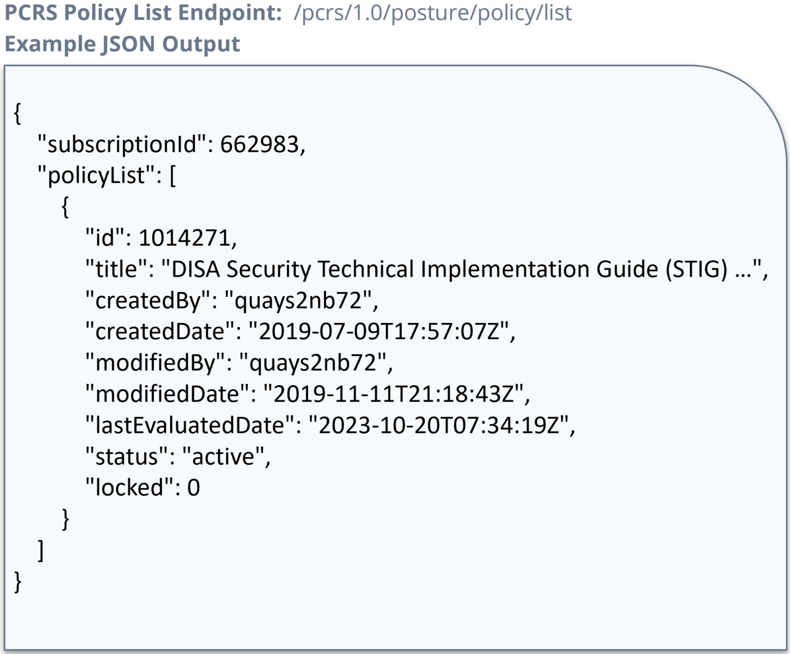 Qualys API Best Practices: Policy Compliance - Posture Streaming (PCRS ...