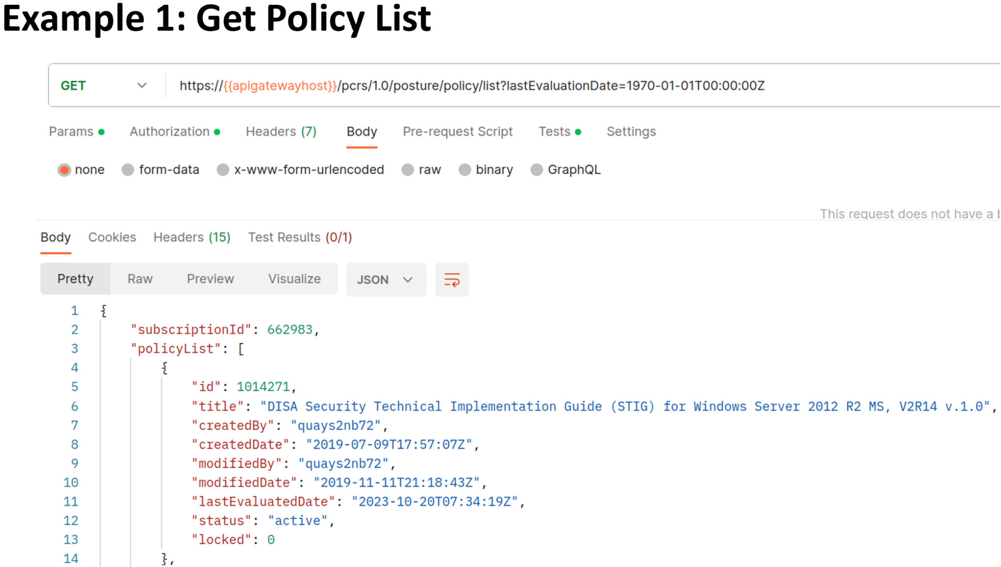 Qualys API Best Practices: Policy Compliance - Posture Streaming (PCRS) API | Qualys